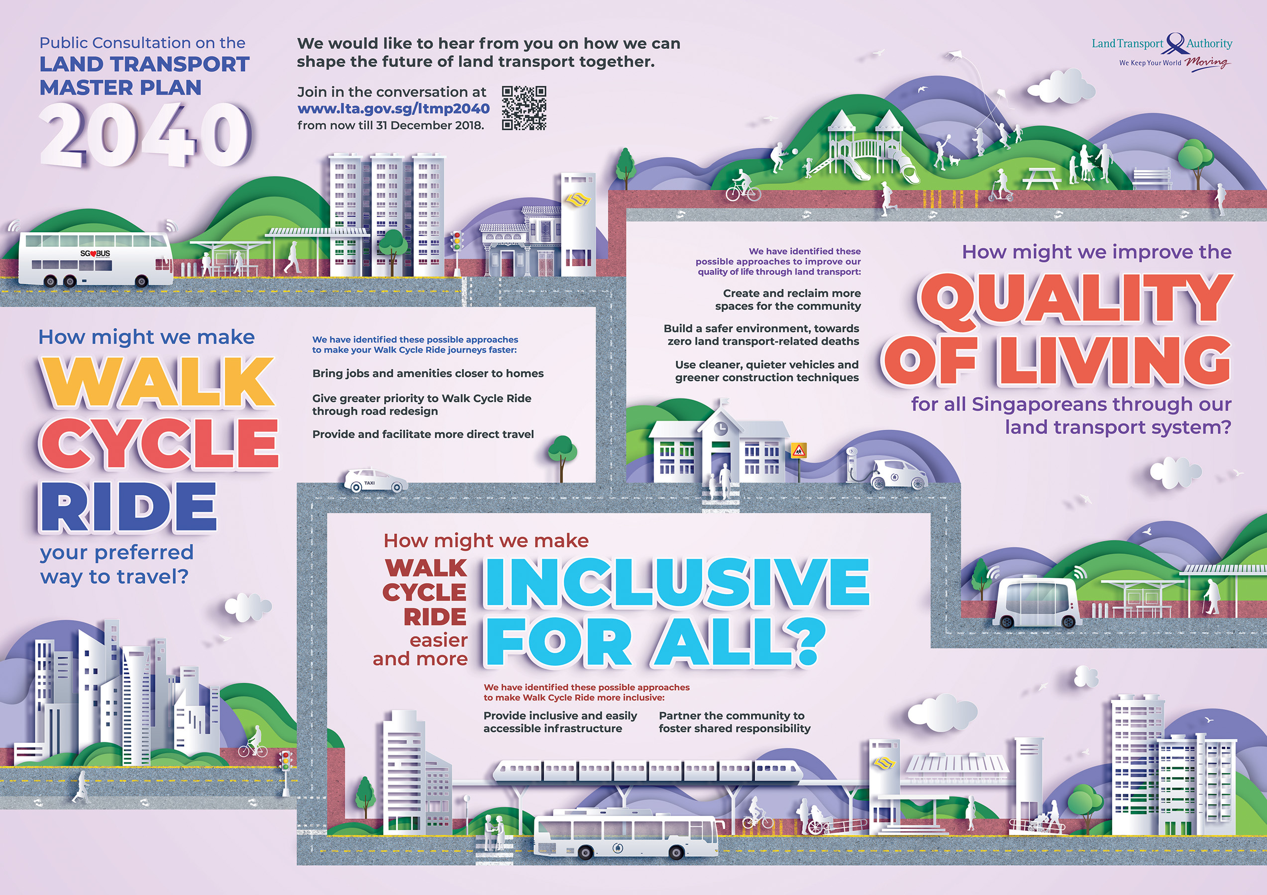 LTA | Land Transport Master Plan 2040