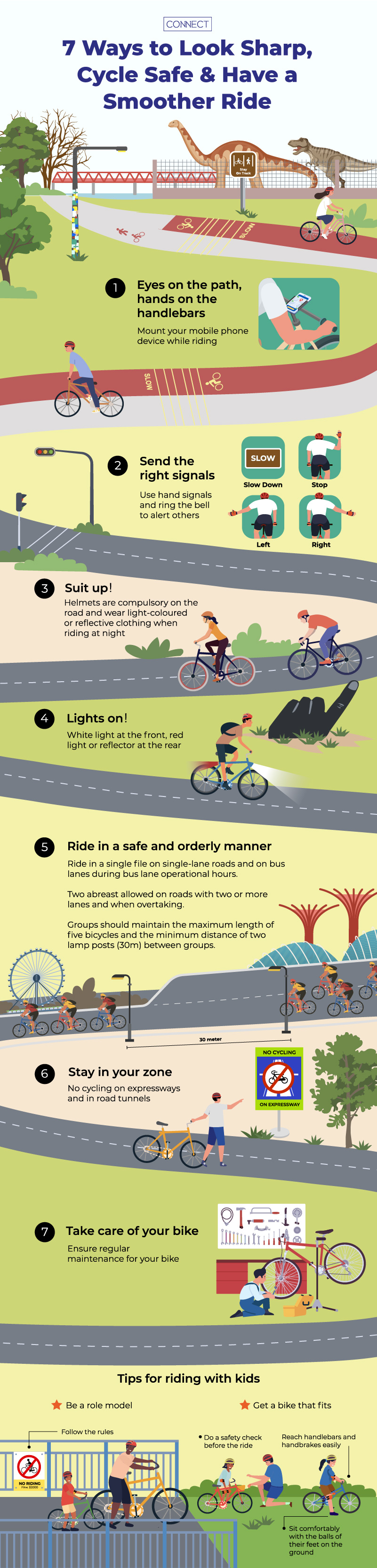 LTA | 7 Ways to Look Sharp, Cycle Safe & Have a Smoother Ride